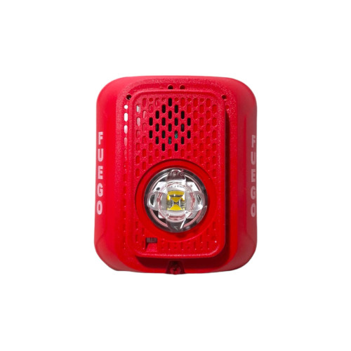 Sirena con Luz Estroboscópica Rojo P2RLED-SP - Honeywell | megacenter.cl