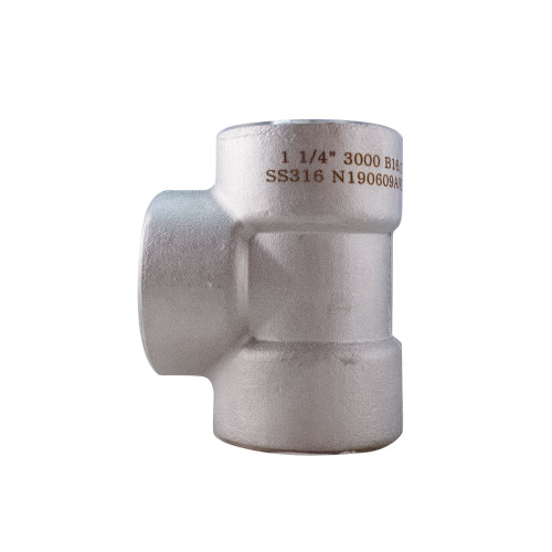 Válvula Industrial Fitting Tipo TEE SBM - PTV SS316 NPT 1 1 - 2