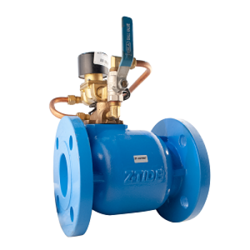 Válvula Industrial Pilotada Solenoide 110 Volts FL PN16 100Mm - Z ...