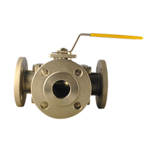 Válvula Industrial Bola Tipo T SS316 - SS316 FL 150 3
